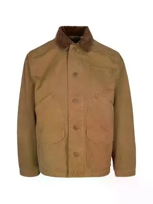 Filson Corduroy-collar Patch-pocket Jacket - Brown