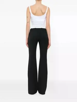 Alexander McQueen Belt-loops Flared Trousers