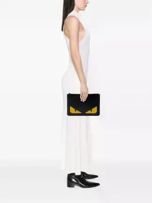 Fendi 2010-2026 Leather Monster Clutch Bag