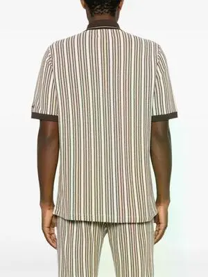 MC2 SAINT BARTH Marettimo Striped Knit Polo Shirt