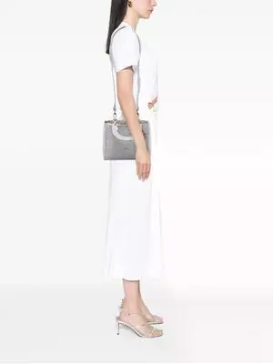 Dior 2020 Medium Canvas Cannage Lady D Lite Satchel