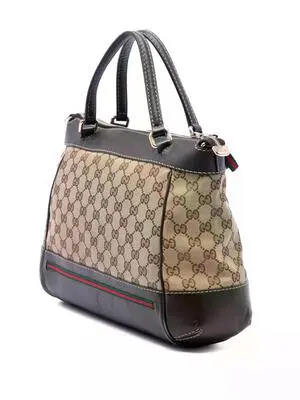 Gucci 2016-2026 Gg Canvas Web Mayfair Satchel
