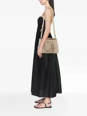 Prada 2010-2026 Vitello Phenix Open Convertible Tote Satchel