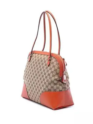 Gucci 2016-2026 Medium Gg Canvas Bree Dome Tote Bag