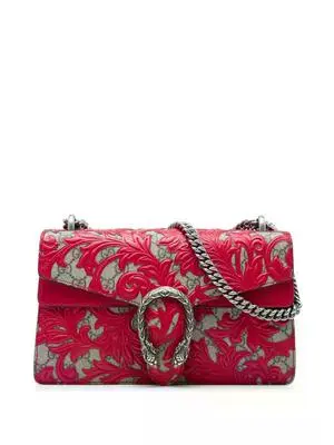 Gucci 2016-2026 Medium Gg Supreme Arabesque Dionysus Shoulder Bag - Red