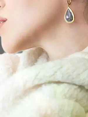 WITH LOVE Diamond Drop Earrings