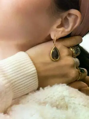 WITH LOVE Diamond Drop Earrings
