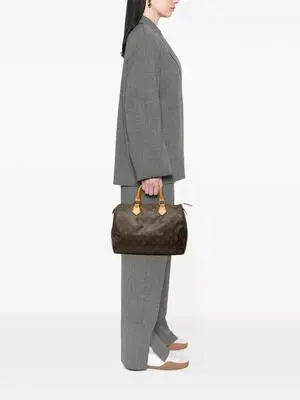LOUIS VUITTON 1994 Monogram Speedy 30 Boston Bag - Brown