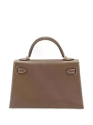 Hermès Mini Kelly Sellier Ii 20 Satchel - Brown