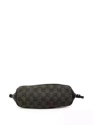 Gucci 2000-2015 Gg Denim Boat Shoulder Bag