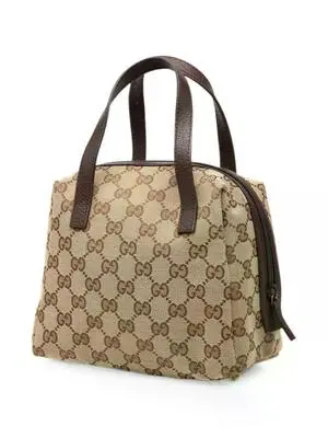 Gucci 2000-2015 Mini Gg Canvas Balthus Tofu Bag Handbag - Neutrals