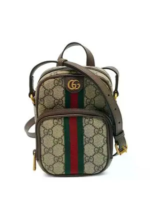Gucci Ophidia Gg Supreme Crossbody Bag - Neutrals