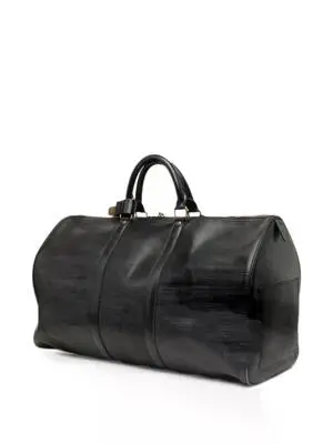 LOUIS VUITTON 1996 Epi Keepall 50 Travel Bag - Black