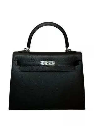 Hermès 2025 Kelly Sellier 25 Handbag - Black