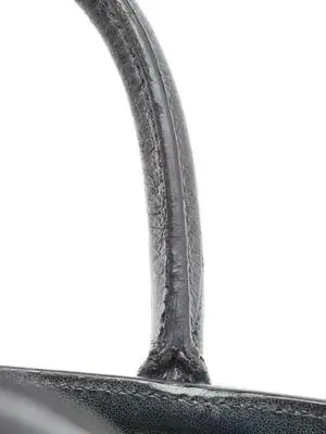 Saint Laurent Nano Sac De Jour Crocodile-effect Tote Bag - Black