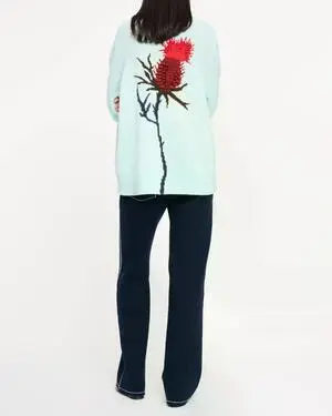 BARRIE Thistle-motif Cashmere Sweater