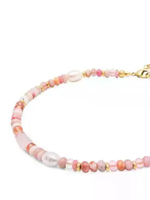 NIALAYA JEWELRY Beaded Pearl Necklace - Gold