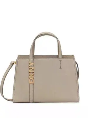 Dkny Small Avril Logo-plaque Tote Bag - Neutrals