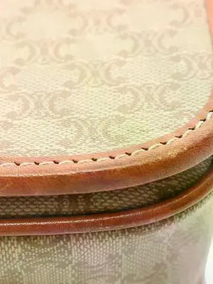 Celine 2013 Macadam Coated Canvas Crossbody Bag