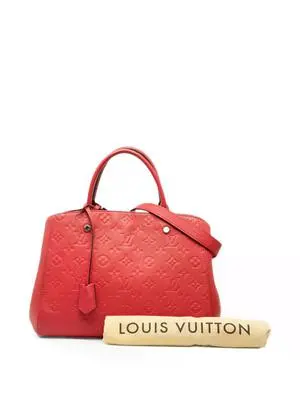 LOUIS VUITTON 2016 Monogram Empreinte Montaigne Mm Satchel