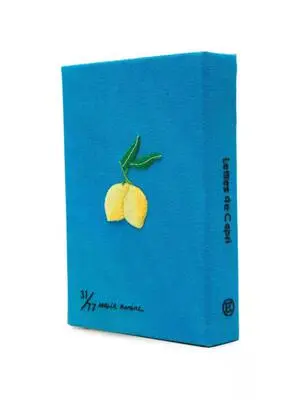 OLYMPIA LE-TAN Embroidered Clutch Bag - Blue