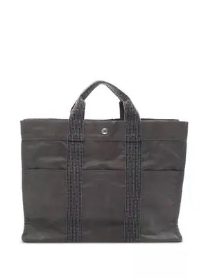 Hermès 20th Century Canvas Herline Mm Tote Bag - Grey
