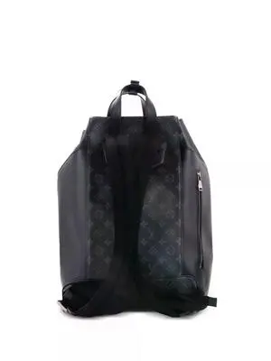 LOUIS VUITTON Explorer Flash Fragment Monogram Eclipse Canvas Backpack - Black