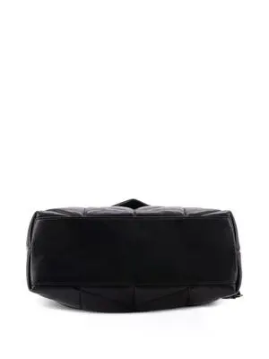 Saint Laurent Loulou Puffer Quilted Leather Small Shoulder Bag - Black