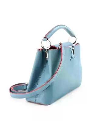 LOUIS VUITTON Capucines Bag Leather Bb Satchel