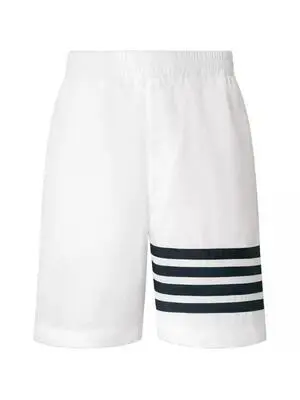 Thom Browne 4-bar Ripstop Track Shorts - Red