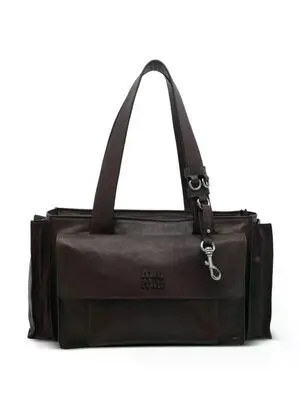 Miu Miu Utilitaire Leather Shoulder Bag