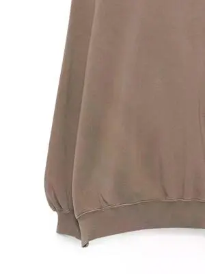 Rick Owens Crew Neck Long Sleeve Sweatshirt - Brown