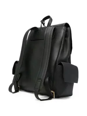 Thom Browne Bolton Pebbled-leather Push-lock Backpack