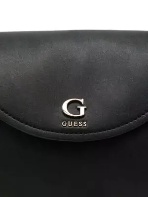 Guess Coleen Logo-plaque Leather Shoulder Bag