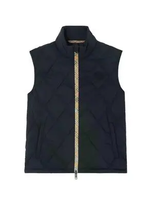 Burberry Packable Quilted Nylon Acresford Gilet - Blue