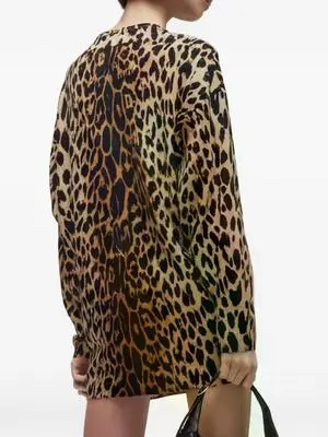 Gucci Printed Knit Cashmere Dress