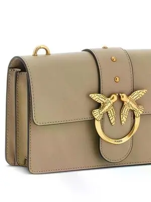 Pinko Love One Leather Crossbody Bag