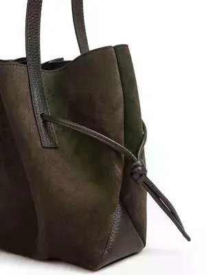 Yuzefi Scallop Suede Shoulder Bag
