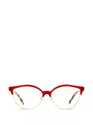 Emilio Pucci Browline Glasses - Red