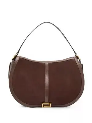 LANCEL L Celeste Double Buckle Saddle Bag