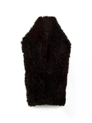 Plan C Shearling-effect Scarf