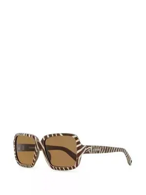 Jacquemus X Linda Farrow Cabana Sunglasses - Brown