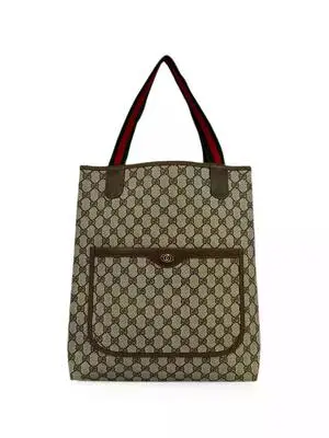 Gucci 20th Century Gg Supreme Web Tote Bag