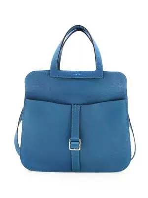 Hermès Halzan 25 Satchel - Blue