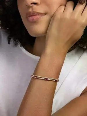Roberto Demeglio Brown Diamond Stretch Bracelet