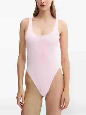 Armani Exchange Logo Print Swimsuit