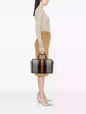 Gucci Diamante Canvas Web Joy Boston Bag Satchel