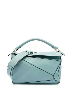 Loewe 2016 Medium Calfskin Puzzle Satchel - Blue