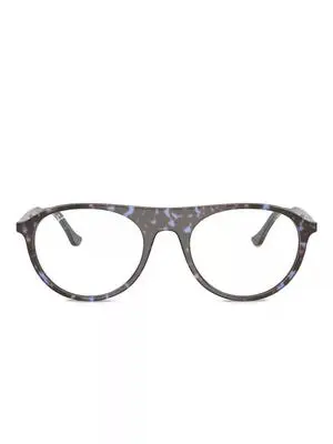 Ray-ban Tortoiseshell Round-frame Glasses - Blue