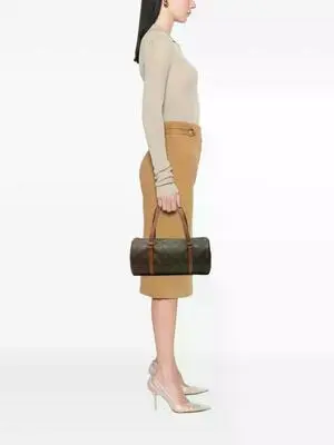 LOUIS VUITTON 1992 Monogram Papillon 30 Handbag - Brown